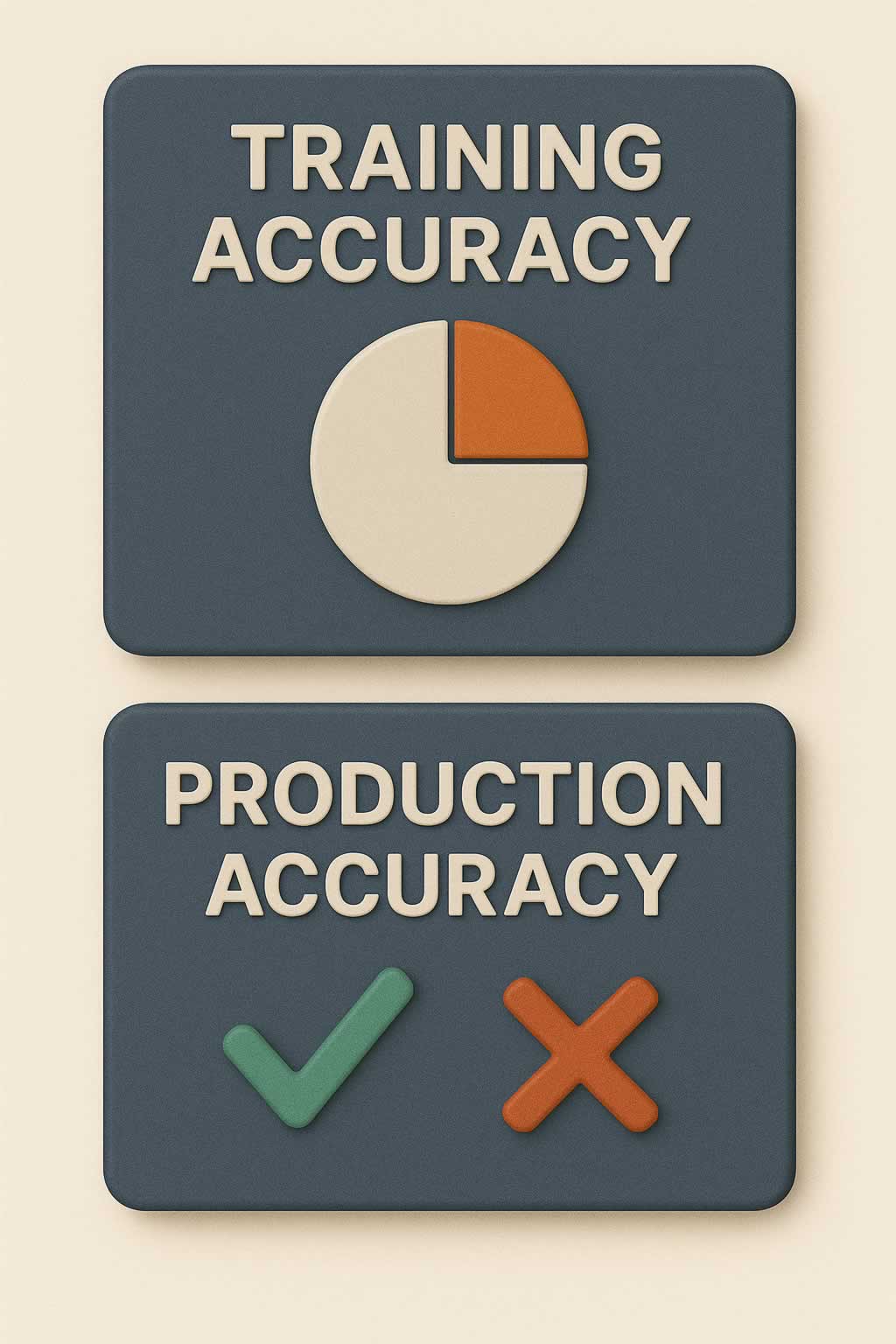 What’s the difference between training accuracy and production accuracy ...